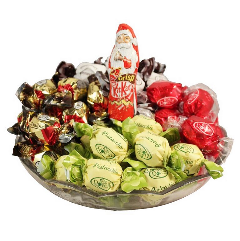 Sweet Me Up - Christmas Rovelli Platter | Send Gift in Europe
