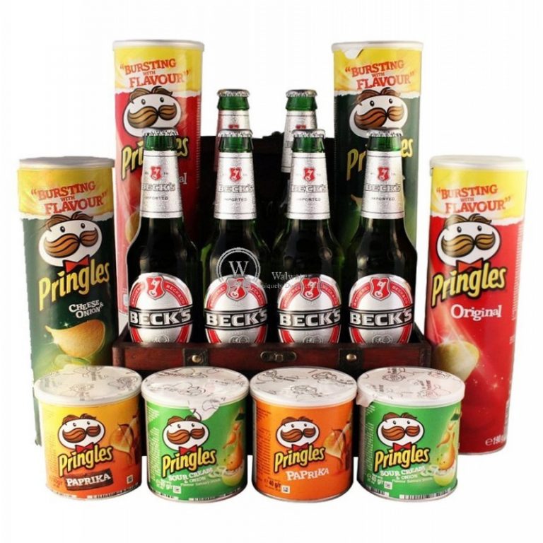 Pringles & Becks XXL Beer Gift Basket | Send Gift in Europe