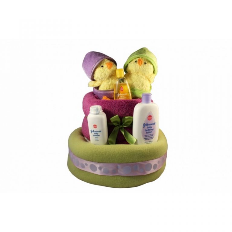 Send Baby Gift Baskets or Diaper Cakes - Send Gifts In Europe