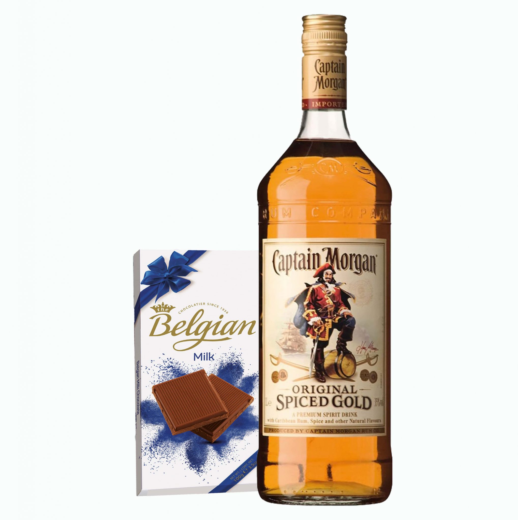 Captain Morgan's Original Spiced Rum & Belgian Chocolate Bar