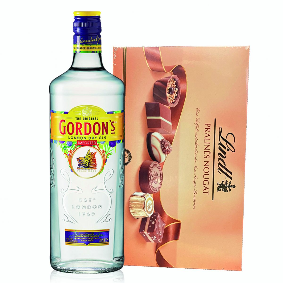 Gordon's Dry Gin London & Chocolattini | Send Gift In Europe
