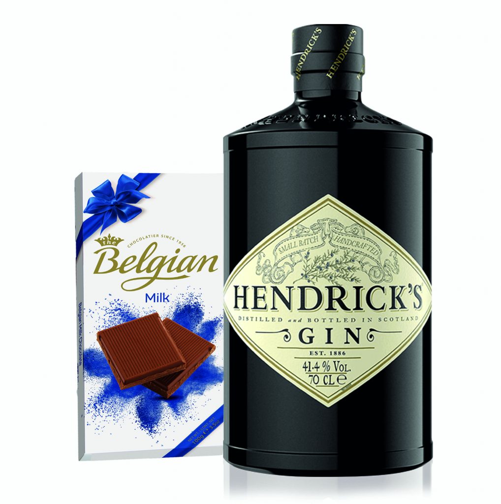 Hendrick's Scotch Gin & Belgian Chocolate Bar | Send Gift In online