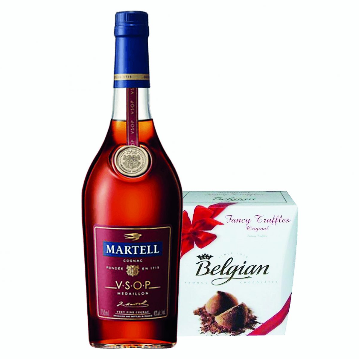 Martell VSOP Cognac & Belgian Chocolate Bar |Send Gift In Online