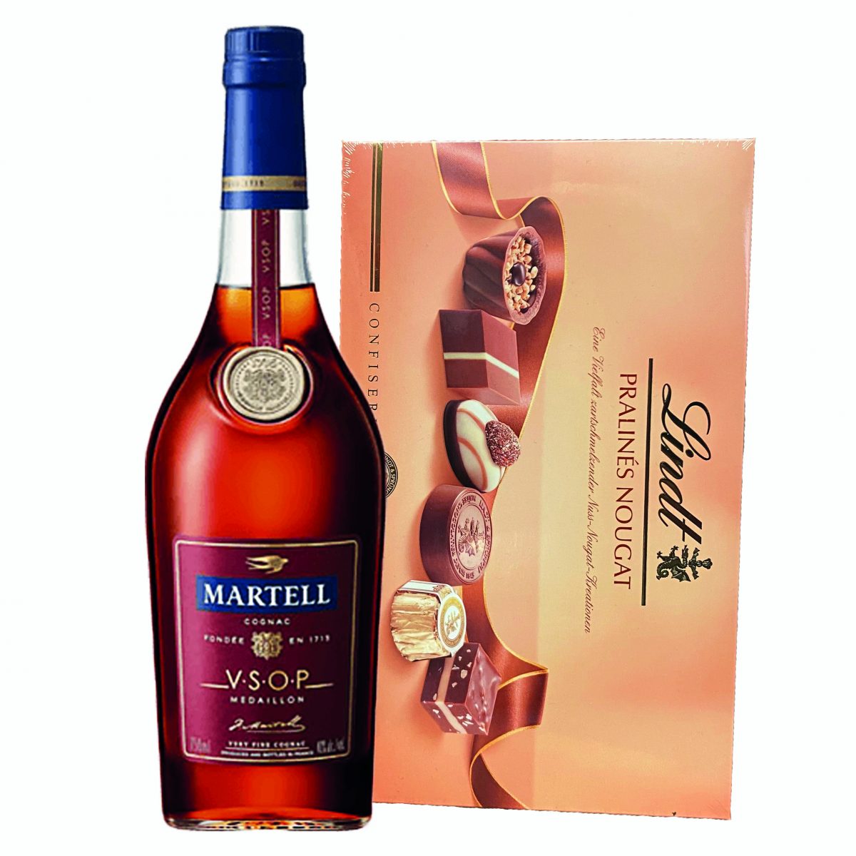 Martell VSOP Cognac & Belgian Chocolate Bar |Send Gift In Online